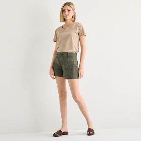 Click here for a.n.a Patch Pocket Womens 4 Highest Rise Chino Sho... prices