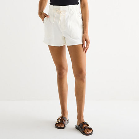 Click here for a.n.a Utility Womens Highest Rise Denim Short  8... prices