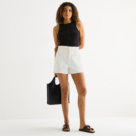 Click here for a.n.a Utility Womens Highest Rise Denim Short  14... prices