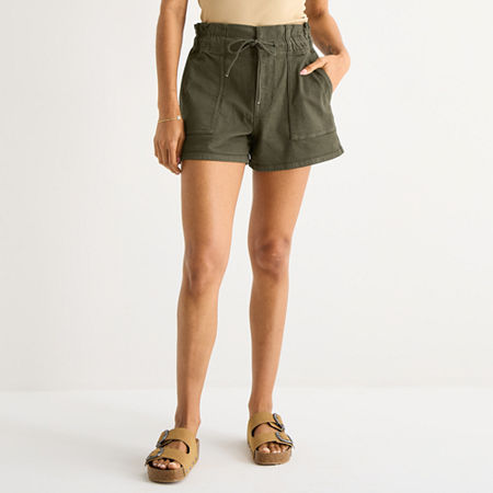 Click here for a.n.a Utility Womens Highest Rise Denim Short  4... prices