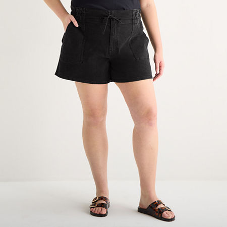 Click here for a.n.a Utility Womens Highest Rise Plus Denim Short... prices