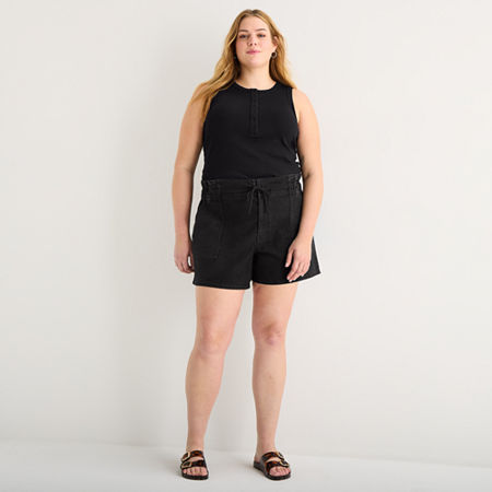 Click here for a.n.a Womens Highest Rise Plus Denim Short  22w  B... prices