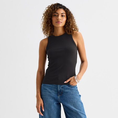 Click here for a.n.a Womens Tall High Neck Sleeveless Tank Top  M... prices