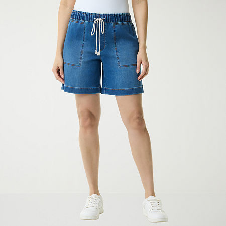 Click here for Gloria Vanderbilt Womens 30 Denim Short  Medium  B... prices