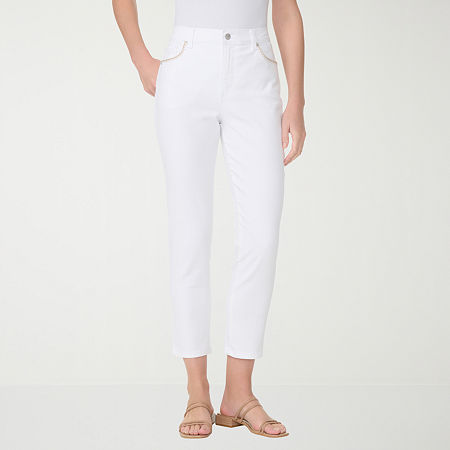 Click here for Gloria Vanderbilt Womens Straight Leg Jean  6  Whi... prices