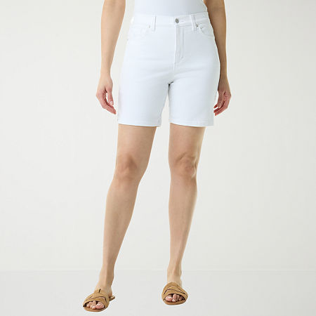 Click here for Gloria Vanderbilt Womens Denim Short  10  White prices