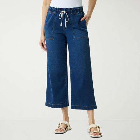 Click here for Gloria Vanderbilt Womens Wide Leg Cropped Pant  X-... prices