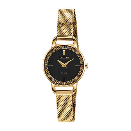 Click here for Citizen Womens Quartz Gold-Tone Stainless Steel Me... prices
