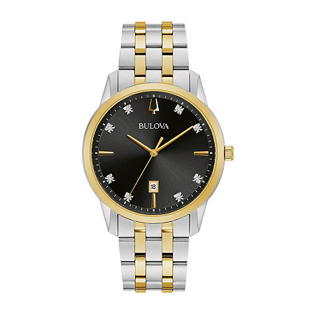 Click here for Bulova Mens Sutton Diamond-Accent Two-Tone Stainle... prices