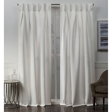 Click here for Exclusive Home Curtains Sateen Button Back Tab Ene... prices