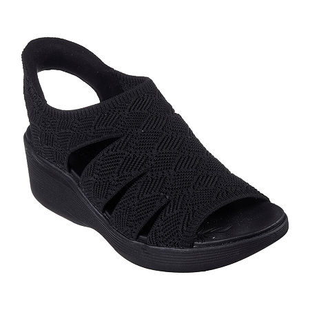 Click here for Skechers Womens Pier Lite Memory Maker Wedge Sanda... prices