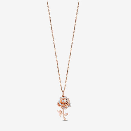 Click here for Enchanted Disney Fine Jewelry Womens 1/10 CT. T.W.... prices