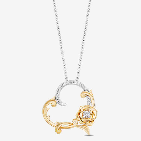 Click here for Enchanted Disney Fine Jewelry Womens 1/10 CT. T.W.... prices