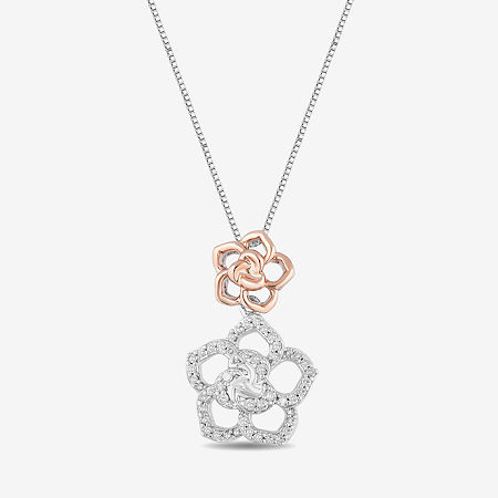 Click here for Enchanted Disney Fine Jewelry Womens 1/5 CT. Natur... prices