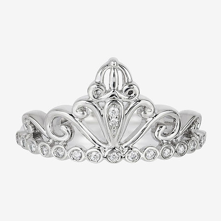 Click here for Enchanted Disney Fine Jewelry Womens 1/10 CT. T.W.... prices