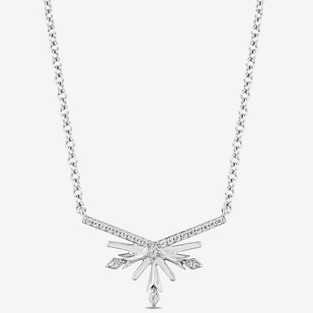 Click here for Enchanted Disney Fine Jewelry Womens 1/10 CT. T.W.... prices