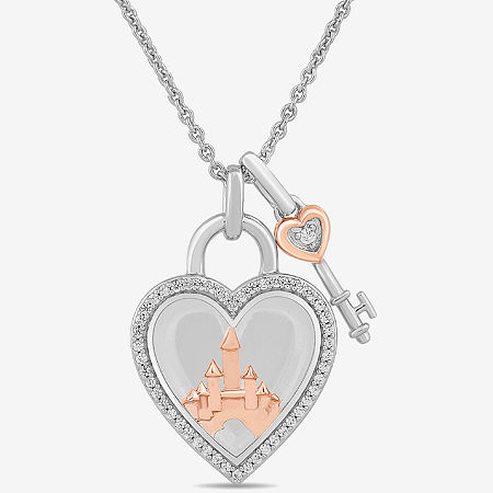 Click here for Enchanted Disney Fine Jewelry Womens 1/6 CT. T.W.... prices