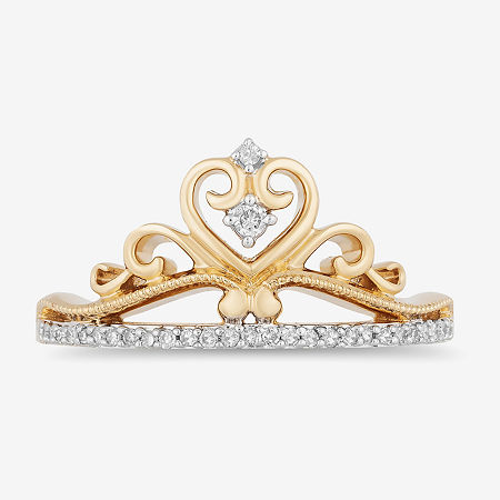 Click here for Enchanted Disney Fine Jewelry Womens 1/10 CT. T.W.... prices