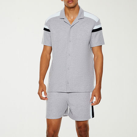 Click here for Forever 21 Mens Short Sleeve Striped Button-Down S... prices