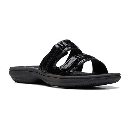 Click here for Clarks Cloudsteppers Womens Breeze Piper Slide San... prices