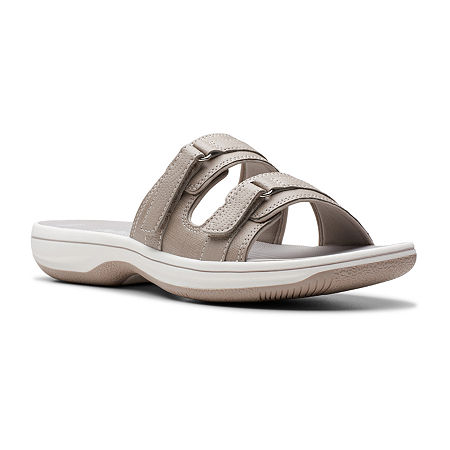 Click here for Clarks Cloudsteppers Womens Breeze Piper Slide San... prices