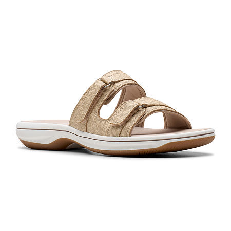 Click here for Clarks Cloudsteppers Womens Breeze Piper Slide San... prices