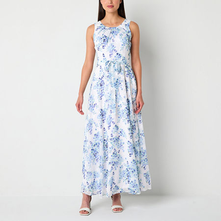 Click here for R & K Originals Womens Sleeveless Floral Maxi Dres... prices