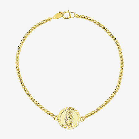 Click here for Our Lady Of Guadalupe Womens 14K Gold Charm Bracel... prices