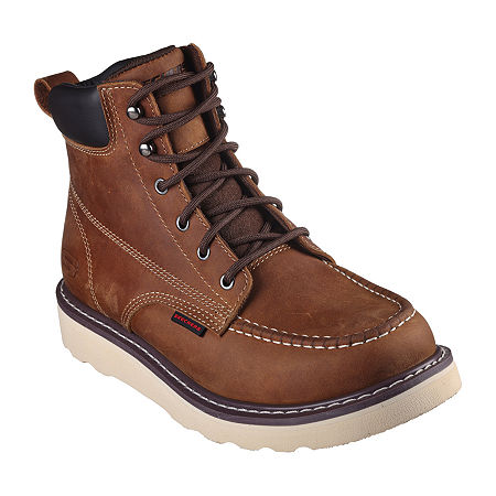 Click here for Skechers Mens Kadmiel Bennot Flat Heel Work Boots... prices