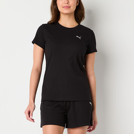 Click here for PUMA Womens Crew Neck Short Sleeve Rib T-Shirt  X-... prices