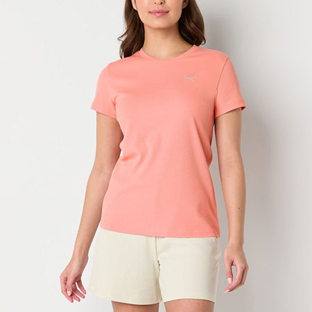 Click here for PUMA Womens Crew Neck Short Sleeve Rib T-Shirt  X-... prices