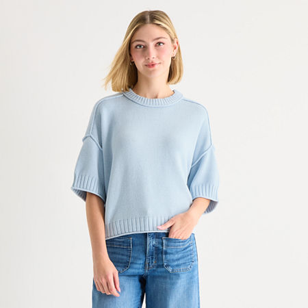 Click here for a.n.a Womens Crew Neck 3/4 Sleeve Pullover Sweater... prices