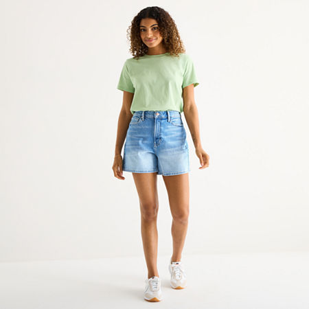 Click here for a.n.a A-Line Womens Highest Rise 5 Denim Short  10... prices