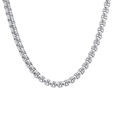 Click here for Steeltime Mens Stainless Steel 24 Inch Link Chain... prices