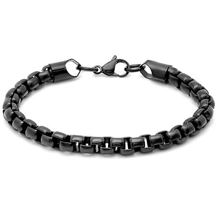Click here for Steeltime Black Ion Plated Mens Stainless Steel So... prices