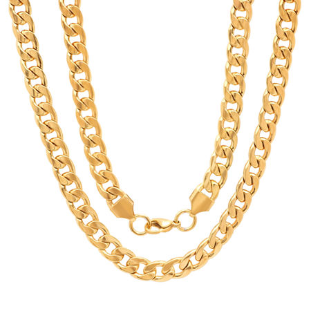 Click here for Steeltime Mens 18K Gold Over Stainless Steel 24 In... prices