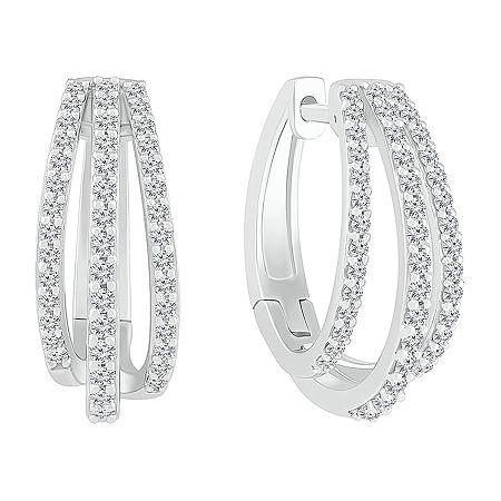 Click here for Womens 1 CT. T.W. Natural White Diamond Sterling S... prices