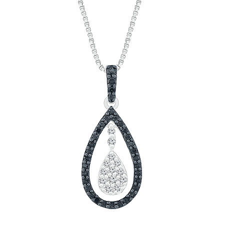 Click here for Womens 1/3 CT. T.W. Natural Black Diamond Sterling... prices