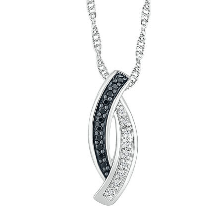 Click here for Womens Diamond Accent Natural Black Diamond Sterli... prices