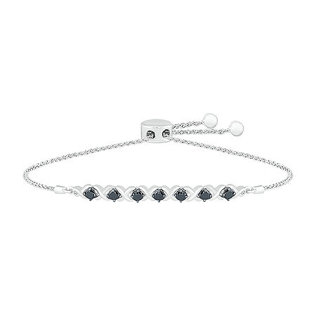 Click here for Womens 1 CT. T.W. Natural Black Diamond Sterling S... prices