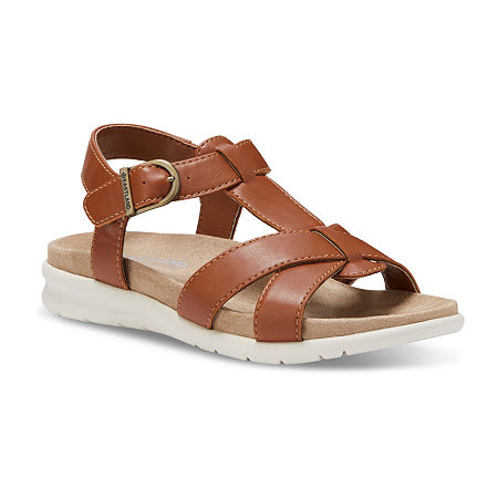 Click here for Eastland Womens Kayla T-Strap Flat Sandals  11 Med... prices