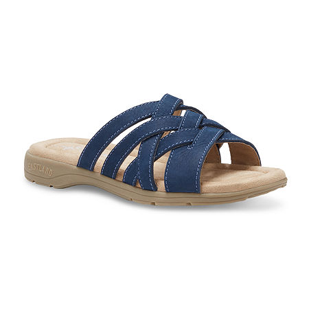 Click here for Eastland Womens Hazel Flat Sandals  7 Medium  Blue prices