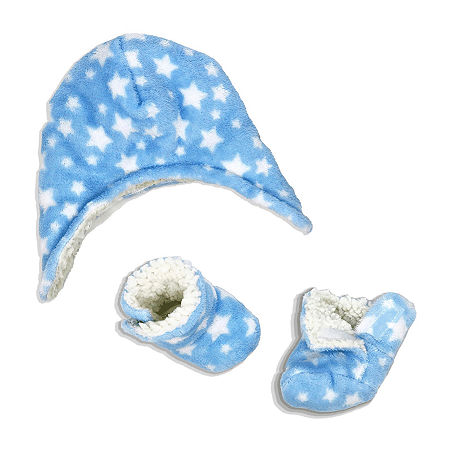 Click here for 3 Stories Trading Company Baby Plush Hat & Booties... prices
