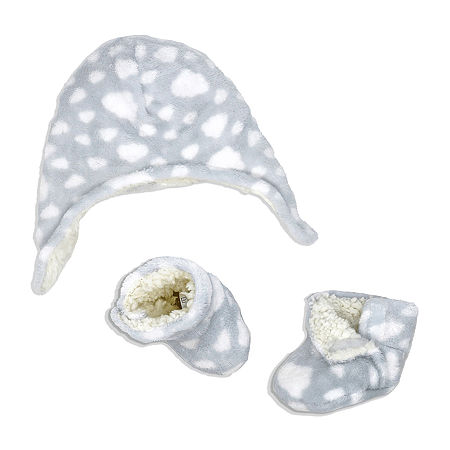 Click here for 3 Stories Trading Company Baby Plush Hat & Booties... prices