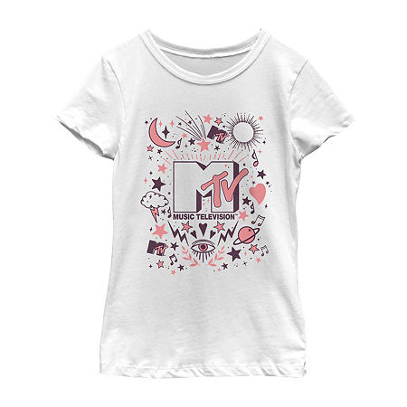 Click here for Big Kid Girls Round Neck Short Sleeve Regular Fit... prices