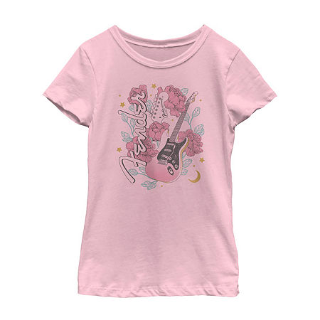 Click here for Little & Big Kid Girls Round Neck Short Sleeve Reg... prices
