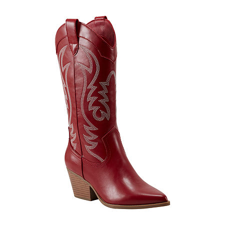 Click here for Indigo Rd. Womens Alleycat Flat Heel Cowboy Boots... prices
