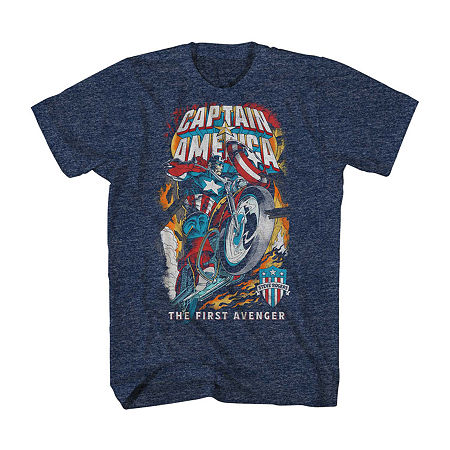 Click here for Mens Short Sleeve Captain America Graphic T-Shirt... prices