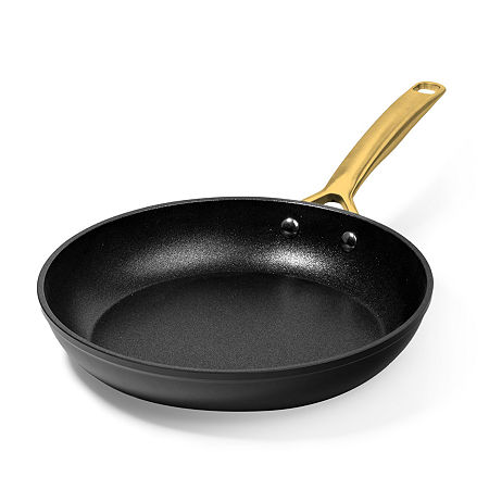 Granitestone Armor Max Gold 12 inch Hard Anodized Ultra Release Frying Pan - Black