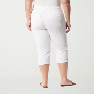 Gloria Vanderbilt Womens High Rise Capri Pants - JCPenney
